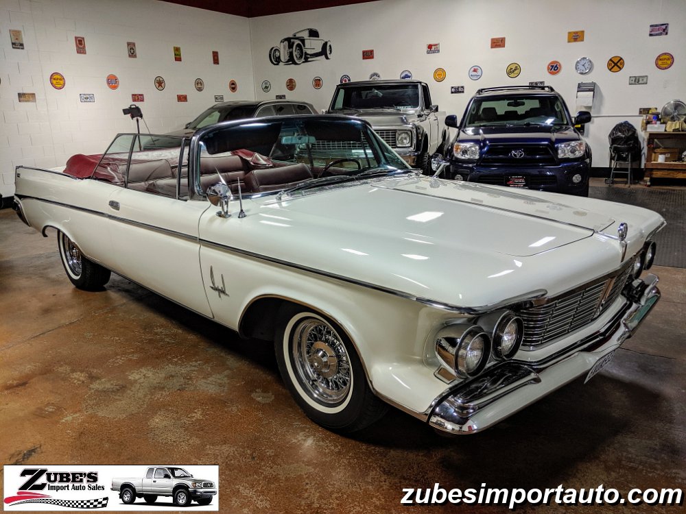 1963 Chrysler Imperial Crown 2-Door Convertible 413 CID V8 Automatic ...