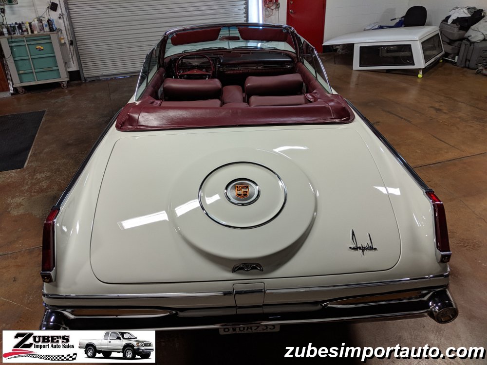 1963 Chrysler Imperial Crown 2-Door Convertible 413 CID V8 Automatic ...