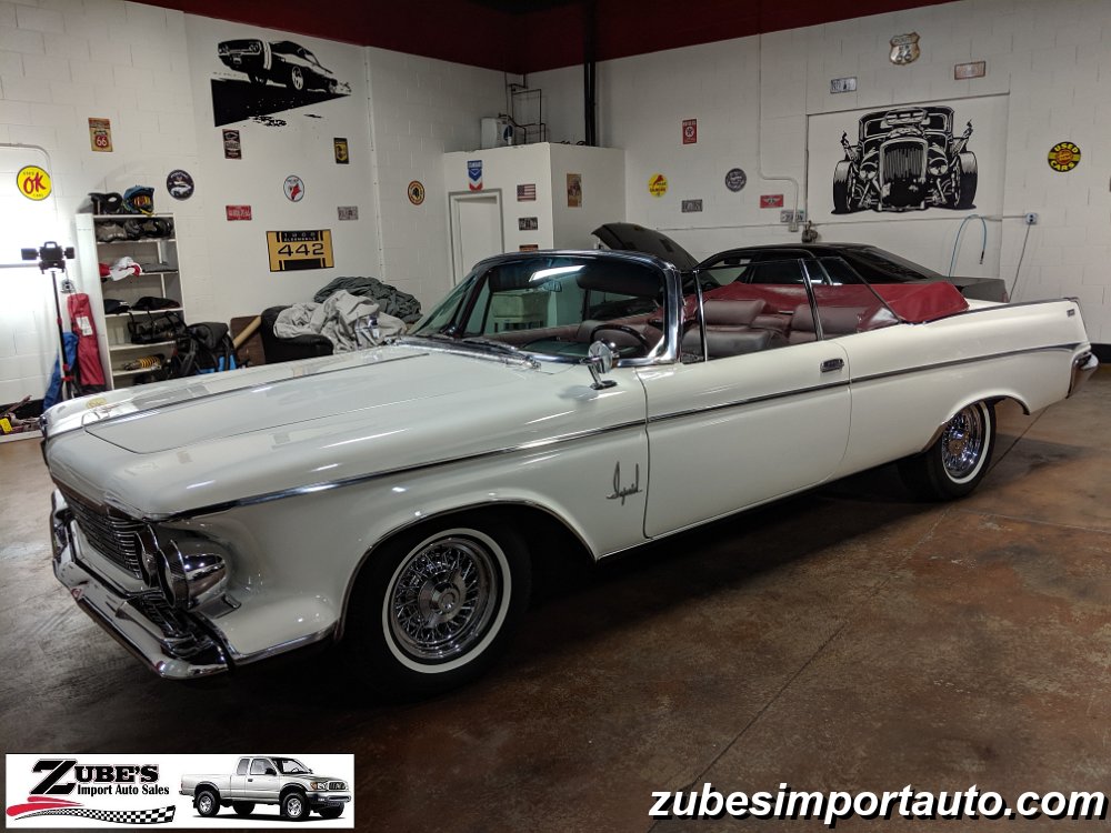 1963 Chrysler Imperial Crown 2-Door Convertible 413 CID V8 Automatic ...
