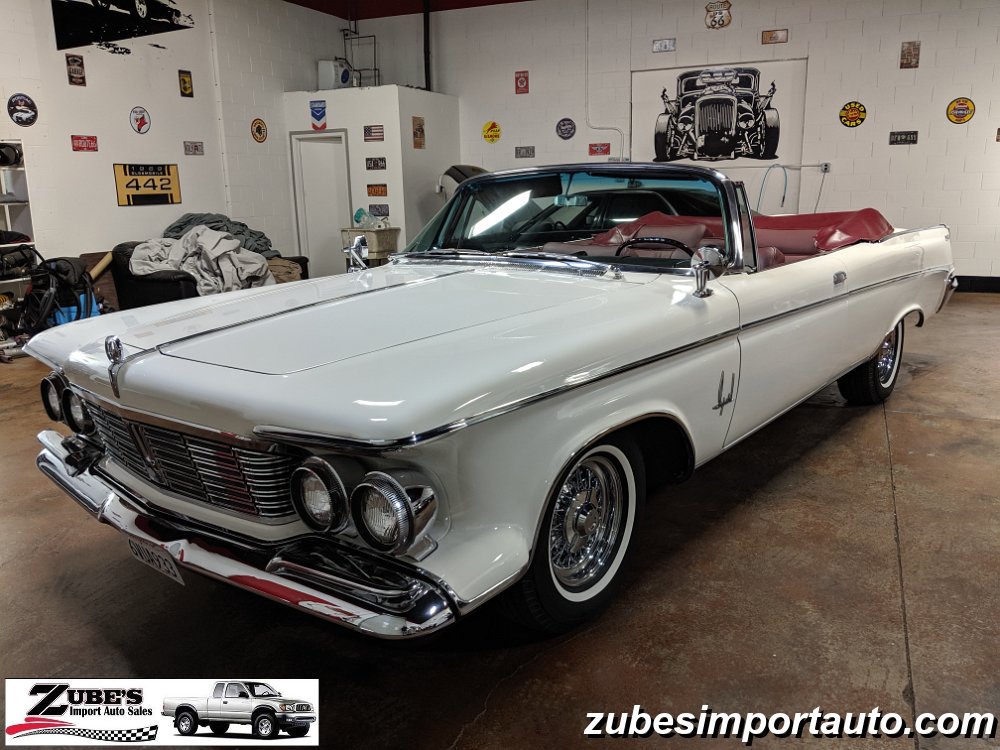 1963 Chrysler Imperial Crown 2-Door Convertible 413 CID V8 Automatic ...