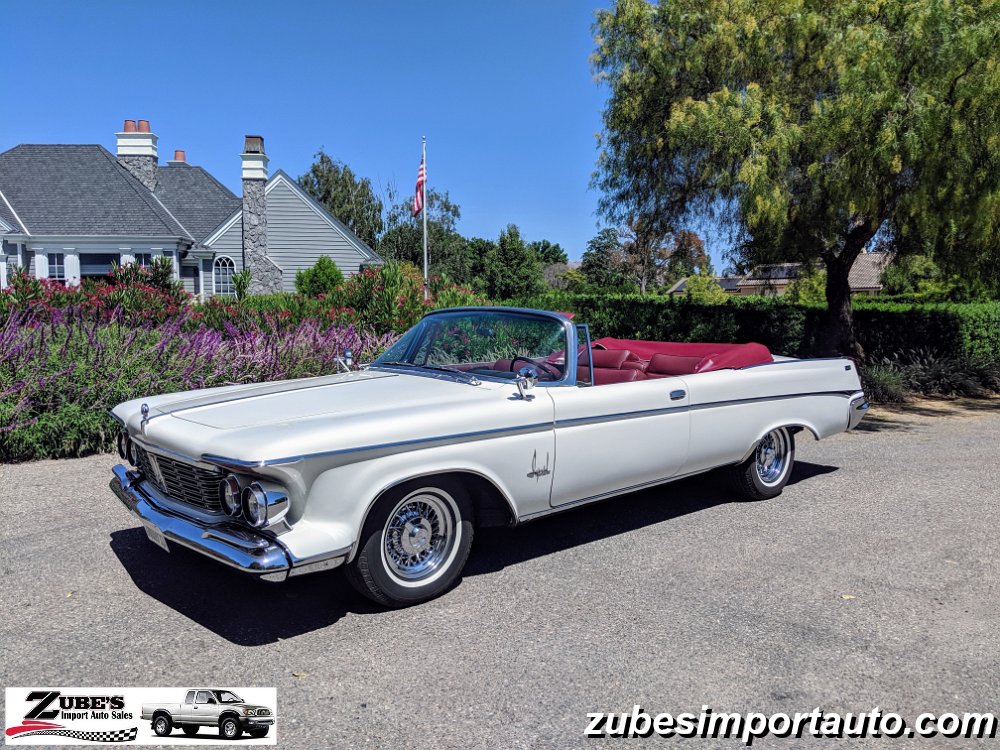 1963 Chrysler Imperial Crown 2-Door Convertible 413 CID V8 Automatic ...
