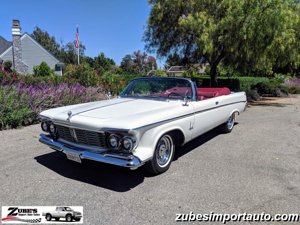1963 Chrysler Imperial Crown 2-Door Convertible 413 CID V8 Automatic ...